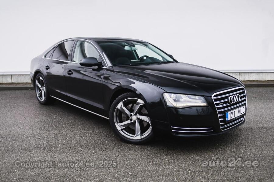 Black Audi A8 2010 in Tallinn, with an engine capacity of 3.00 L and mileage of 298 thousand km for 10899 €, photo 1 on AUTOMOTO.COM.LV