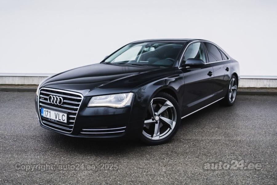 Black Audi A8 2010 in Tallinn, with an engine capacity of 3.00 L and mileage of 298 thousand km for 10899 €, photo 3 on AUTOMOTO.COM.LV