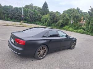 Melns Audi A8 2010 Rīga, ar dzinēja tilpumu 4.20 L un nobraukumu 310 tūkst. km par 15000 €, foto 4 vietnē AUTOMOTO.COM.LV