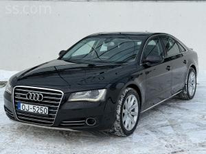 Melns Audi A8 2010 Rīga, ar dzinēja tilpumu 4.20 L un nobraukumu 0 tūkst. km par 12450 €, foto  vietnē AUTOMOTO.COM.LV