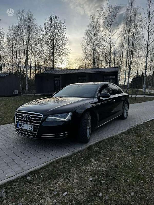 Melns Audi A8 2010 Ignalina, ar dzinēja tilpumu 4.13 L un nobraukumu 414 tūkst. km par 8700 €, foto 8 vietnē AUTOMOTO.COM.LV