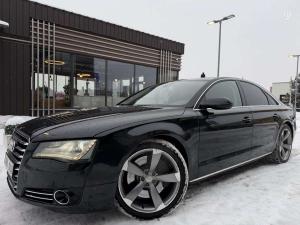Black Audi A8 2010 in Kaunas, with an engine capacity of 4.13 L and mileage of 340 thousand km for 9350 €, photo  on AUTOMOTO.COM.LV