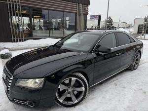 Black Audi A8 2010 in Kaunas, with an engine capacity of 4.13 L and mileage of 340 thousand km for 9350 €, photo 23 on AUTOMOTO.COM.LV