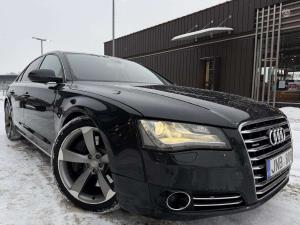 Black Audi A8 2010 in Kaunas, with an engine capacity of 4.13 L and mileage of 348 thousand km for 8950 €, photo  on AUTOMOTO.COM.LV