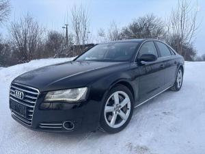 Melns Audi A8 2010 Varėna, ar dzinēja tilpumu 4.13 L un nobraukumu 302 tūkst. km par 11500 €, foto  vietnē AUTOMOTO.COM.LV