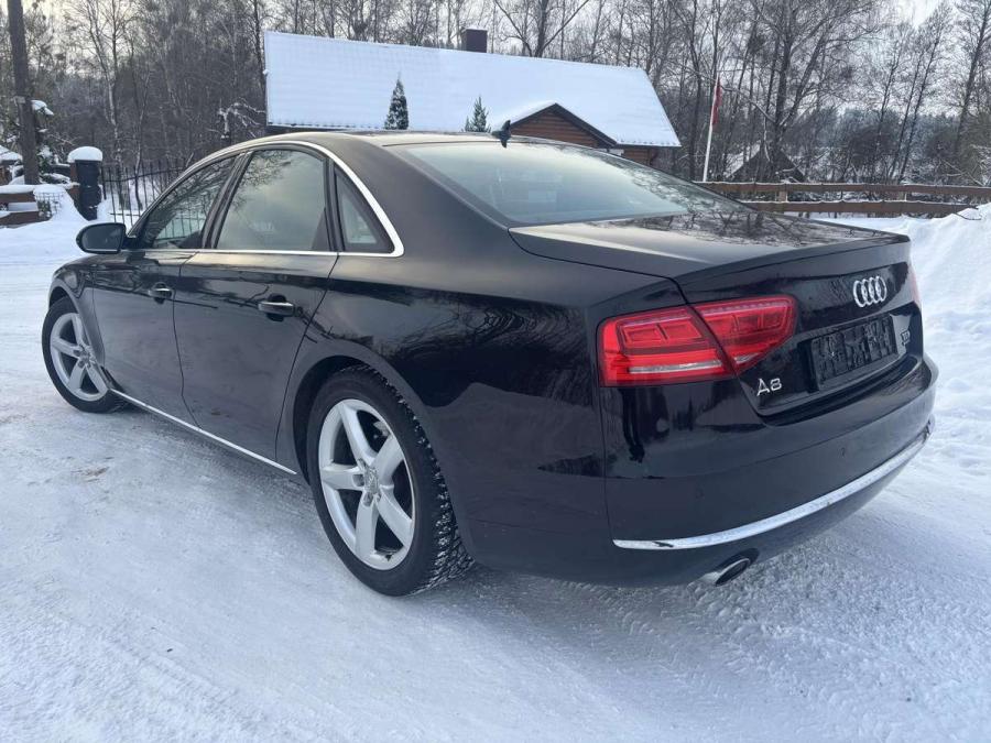 Melns Audi A8 2010 Varėna, ar dzinēja tilpumu 4.13 L un nobraukumu 302 tūkst. km par 11500 €, foto 4 vietnē AUTOMOTO.COM.LV