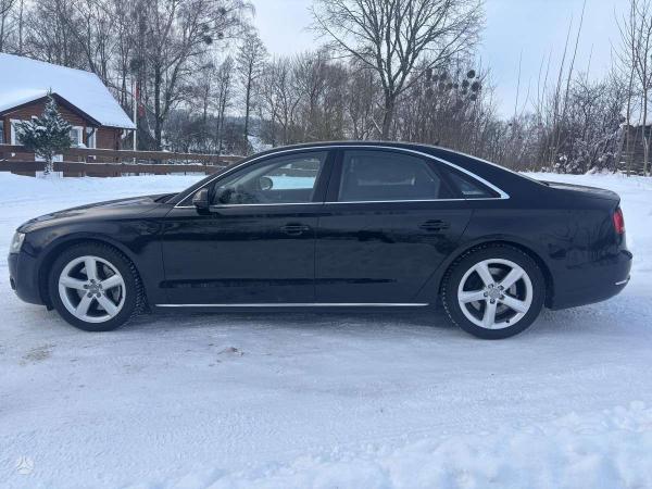 Melns Audi A8 2010 Varėna, ar dzinēja tilpumu 4.13 L un nobraukumu 302 tūkst. km par 11500 €, foto 5 vietnē AUTOMOTO.COM.LV