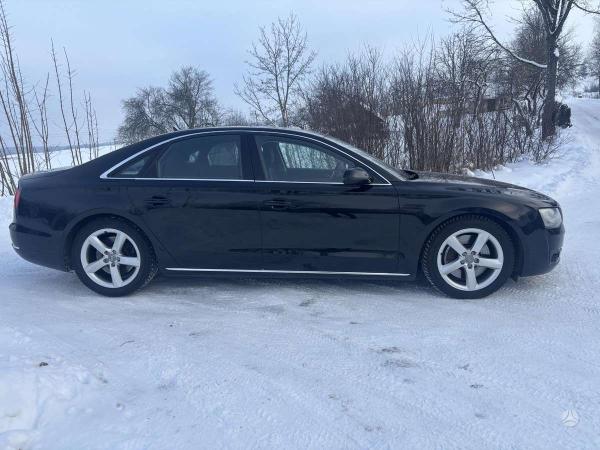 Melns Audi A8 2010 Varėna, ar dzinēja tilpumu 4.13 L un nobraukumu 302 tūkst. km par 11500 €, foto 6 vietnē AUTOMOTO.COM.LV