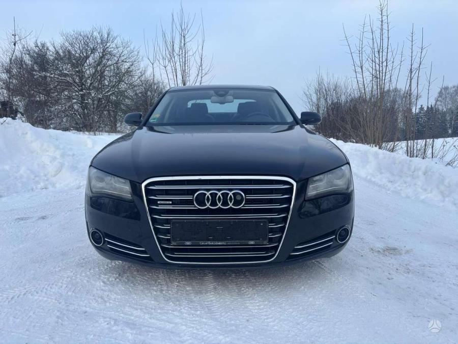 Melns Audi A8 2010 Varėna, ar dzinēja tilpumu 4.13 L un nobraukumu 302 tūkst. km par 11500 €, foto 7 vietnē AUTOMOTO.COM.LV