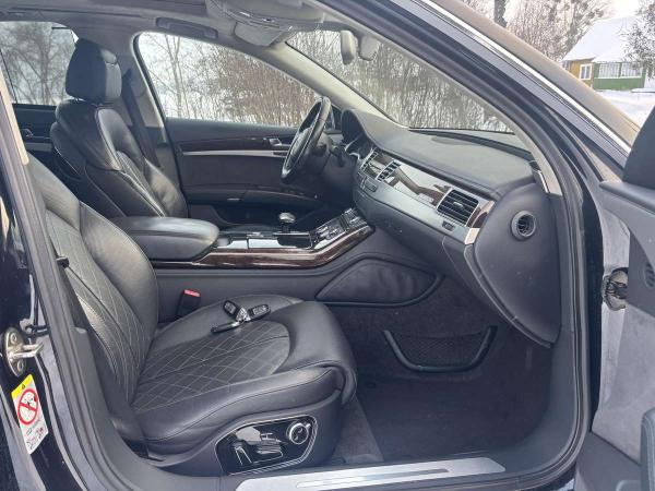 Melns Audi A8 2010 Varėna, ar dzinēja tilpumu 4.13 L un nobraukumu 302 tūkst. km par 11500 €, foto 10 vietnē AUTOMOTO.COM.LV