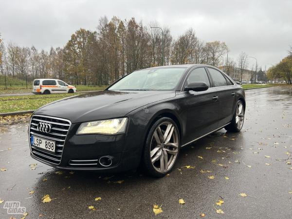Melns Audi A8 2010 Klaipėda, ar dzinēja tilpumu 4.10 L un nobraukumu 261 tūkst. km par 13000 €, foto 1 vietnē AUTOMOTO.COM.LV