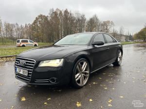 Melns Audi A8 2010 Klaipėda, ar dzinēja tilpumu 4.10 L un nobraukumu 235 tūkst. km par 12900 €, foto  vietnē AUTOMOTO.COM.LV