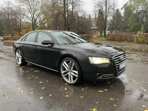 Черный Ауди А8 2010 в Клайпеда, объемом двигателя 4.10 л и пробегом 235 тыс. км за 12900 €, фото 3 на AUTOMOTO.COM.LV