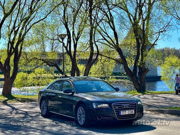 Black Audi A8 2010 in Tallinn, with an engine capacity of 4.10 L and mileage of 330 thousand km for 14500 €, photo 1 on AUTOMOTO.COM.LV