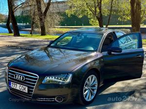 Black Audi A8 2010 in Tallinn, with an engine capacity of 4.10 L and mileage of 330 thousand km for 14500 €, photo 5 on AUTOMOTO.COM.LV