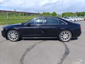 Black Audi A8 2010 in Avizieniai, with an engine capacity of 4.20 L and mileage of 417 thousand km for 7900 €, photo 3 on AUTOMOTO.COM.LV