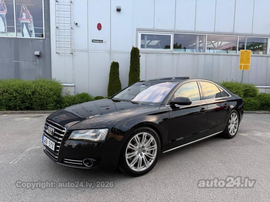 Black Audi A8 2010 in Tallinn, with an engine capacity of 4.20 L and mileage of 0 thousand km for 9900 €, photo 1 on AUTOMOTO.COM.LV