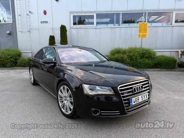 Black Audi A8 2010 in Tallinn, with an engine capacity of 4.20 L and mileage of 0 thousand km for 9900 €, photo 3 on AUTOMOTO.COM.LV