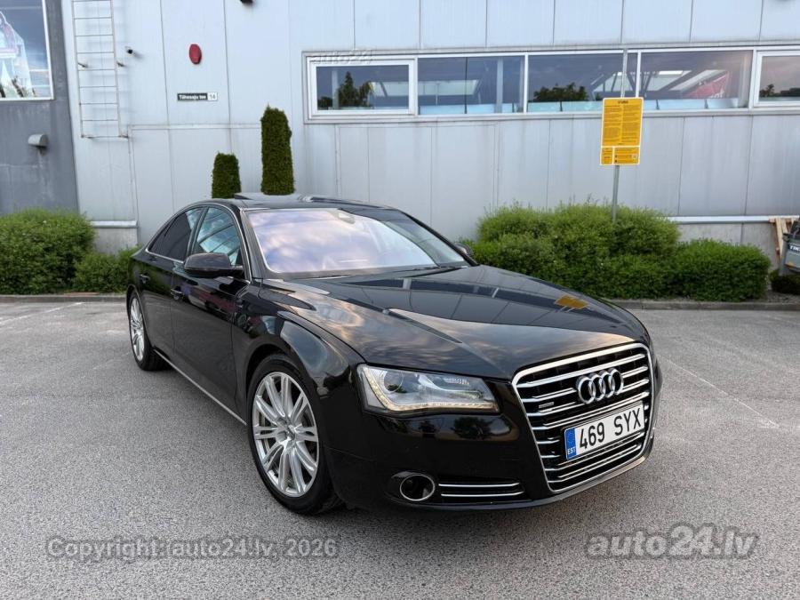 Black Audi A8 2010 in Tallinn, with an engine capacity of 4.20 L and mileage of 0 thousand km for 9900 €, photo 4 on AUTOMOTO.COM.LV