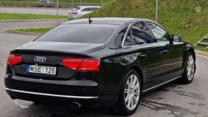 Melns Audi A8 2010 Viļņa, ar dzinēja tilpumu 4.13 L un nobraukumu 410 tūkst. km par 7500 €, foto 3 vietnē AUTOMOTO.COM.LV