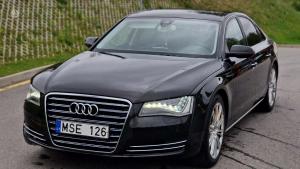 Melns Audi A8 2010 Viļņa, ar dzinēja tilpumu 4.13 L un nobraukumu 410 tūkst. km par 7500 €, foto 7 vietnē AUTOMOTO.COM.LV