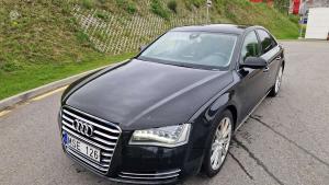 Melns Audi A8 2010 Viļņa, ar dzinēja tilpumu 4.13 L un nobraukumu 410 tūkst. km par 7500 €, foto 9 vietnē AUTOMOTO.COM.LV