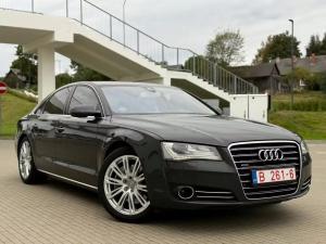Black Audi A8 2010 in Rezekne, with an engine capacity of 4.20 L and mileage of 223 thousand km for 10490 €, photo 4 on AUTOMOTO.COM.LV