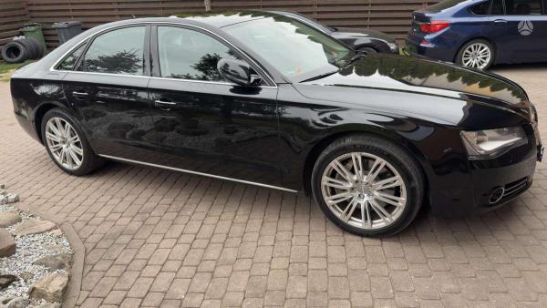 Melns Audi A8 2010 Kupiškis, ar dzinēja tilpumu 4.13 L un nobraukumu 290 tūkst. km par 10690 €, foto 8 vietnē AUTOMOTO.COM.LV