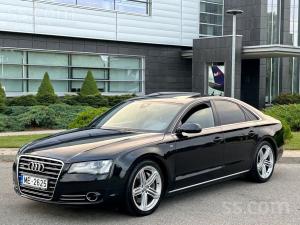 Black Audi A8 2010 in Riga, with an engine capacity of 3.00 L and mileage of 226 thousand km for 9750 €, photo  on AUTOMOTO.COM.LV