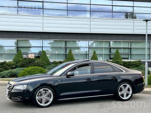 Black Audi A8 2010 in Riga, with an engine capacity of 3.00 L and mileage of 226 thousand km for 9750 €, photo 4 on AUTOMOTO.COM.LV