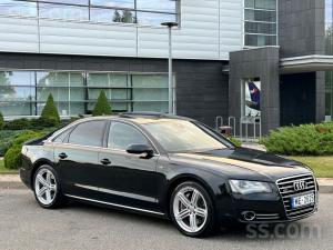 Black Audi A8 2010 in Riga, with an engine capacity of 3.00 L and mileage of 226 thousand km for 9750 €, photo 9 on AUTOMOTO.COM.LV