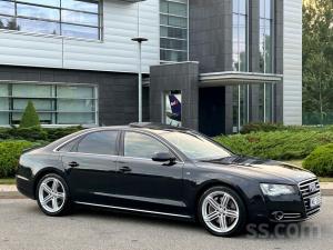 Black Audi A8 2010 in Riga, with an engine capacity of 3.00 L and mileage of 226 thousand km for 9750 €, photo 10 on AUTOMOTO.COM.LV