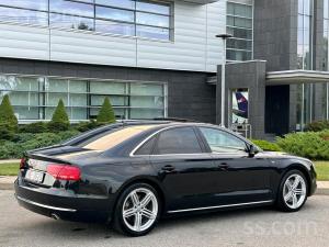 Black Audi A8 2010 in Riga, with an engine capacity of 3.00 L and mileage of 226 thousand km for 9750 €, photo 12 on AUTOMOTO.COM.LV