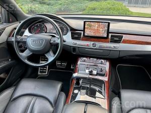 Black Audi A8 2010 in Riga, with an engine capacity of 3.00 L and mileage of 226 thousand km for 9750 €, photo 15 on AUTOMOTO.COM.LV