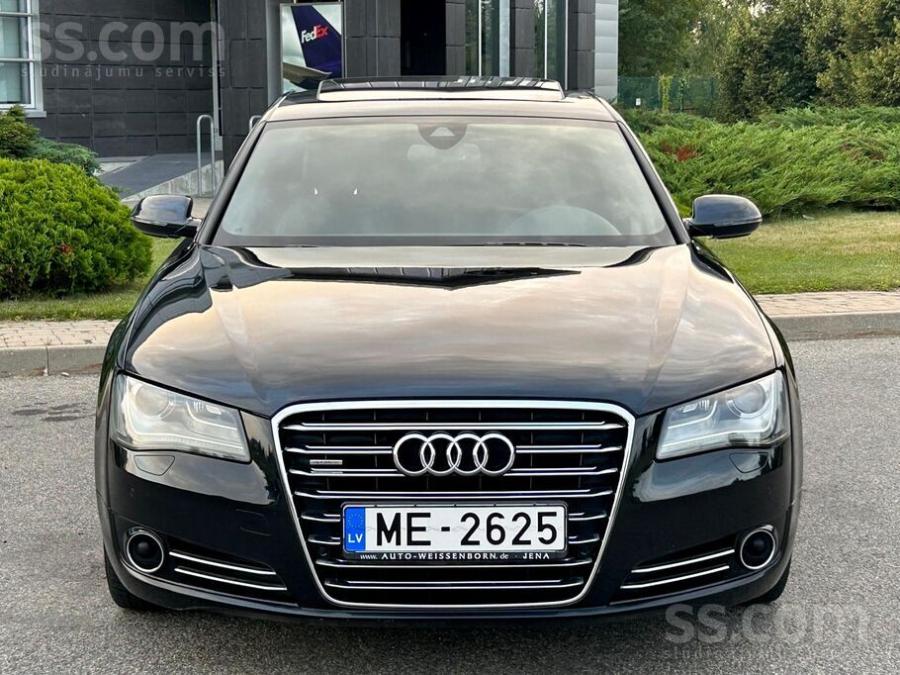 Black Audi A8 2010 in Riga, with an engine capacity of 3.00 L and mileage of 226 thousand km for 9750 €, photo 34 on AUTOMOTO.COM.LV