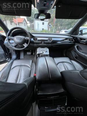 Melns Audi A8 2011 Cēsis, ar dzinēja tilpumu 3.00 L un nobraukumu 282 tūkst. km par 15000 €, foto 5 vietnē AUTOMOTO.COM.LV