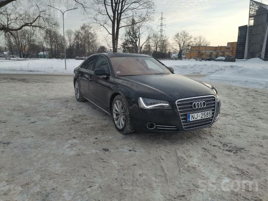 Melns Audi A8 2011 Cēsis, ar dzinēja tilpumu 3.00 L un nobraukumu 282 tūkst. km par 15000 €, foto 8 vietnē AUTOMOTO.COM.LV