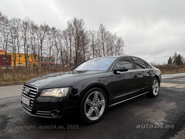 Melns Audi A8 2011 Tallina, ar dzinēja tilpumu 3.00 L un nobraukumu 316 tūkst. km par 7999 €, foto 1 vietnē AUTOMOTO.COM.LV