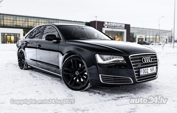 Black Audi A8 2011 in Tallinn, with an engine capacity of 3.00 L and mileage of 347 thousand km for 14999 €, photo 1 on AUTOMOTO.COM.LV