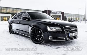 Black Audi A8 2011 in Tallinn, with an engine capacity of 3.00 L and mileage of 347 thousand km for 14999 €, photo  on AUTOMOTO.COM.LV