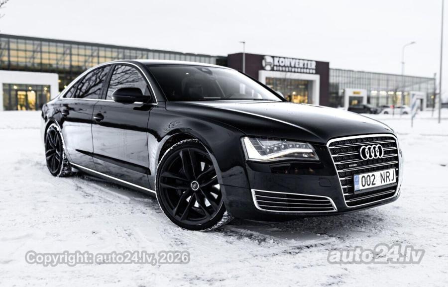 Black Audi A8 2011 in Tallinn, with an engine capacity of 3.00 L and mileage of 347 thousand km for 14999 €, photo 1 on AUTOMOTO.COM.LV