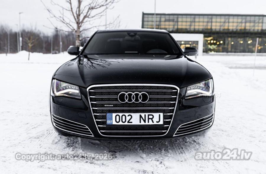 Black Audi A8 2011 in Tallinn, with an engine capacity of 3.00 L and mileage of 347 thousand km for 14999 €, photo 2 on AUTOMOTO.COM.LV
