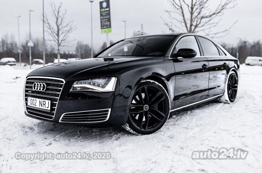 Black Audi A8 2011 in Tallinn, with an engine capacity of 3.00 L and mileage of 347 thousand km for 14999 €, photo 3 on AUTOMOTO.COM.LV