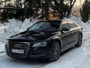 Melns Audi A8 2011 Rīga, ar dzinēja tilpumu 3.00 L un nobraukumu 340 tūkst. km par 11900 €, foto  vietnē AUTOMOTO.COM.LV