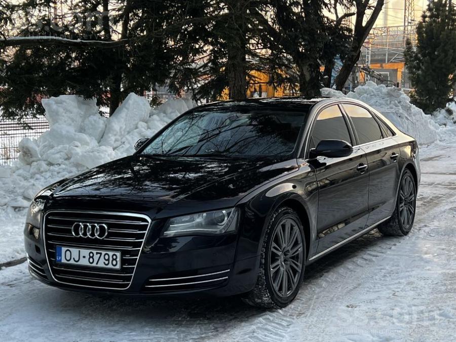 Melns Audi A8 2011 Rīga, ar dzinēja tilpumu 3.00 L un nobraukumu 340 tūkst. km par 11900 €, foto 1 vietnē AUTOMOTO.COM.LV