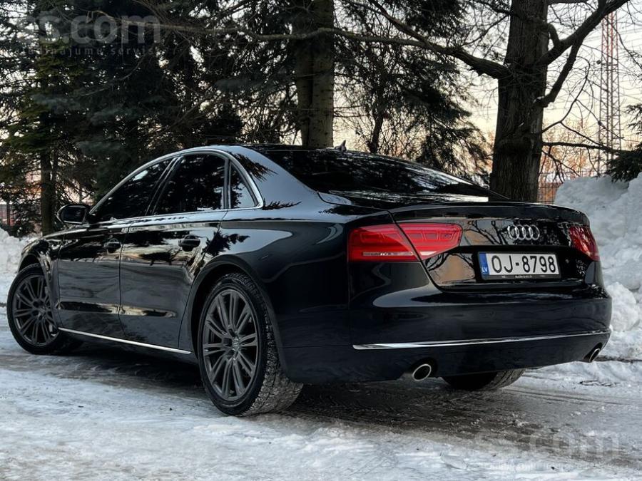 Melns Audi A8 2011 Rīga, ar dzinēja tilpumu 3.00 L un nobraukumu 340 tūkst. km par 11900 €, foto 2 vietnē AUTOMOTO.COM.LV