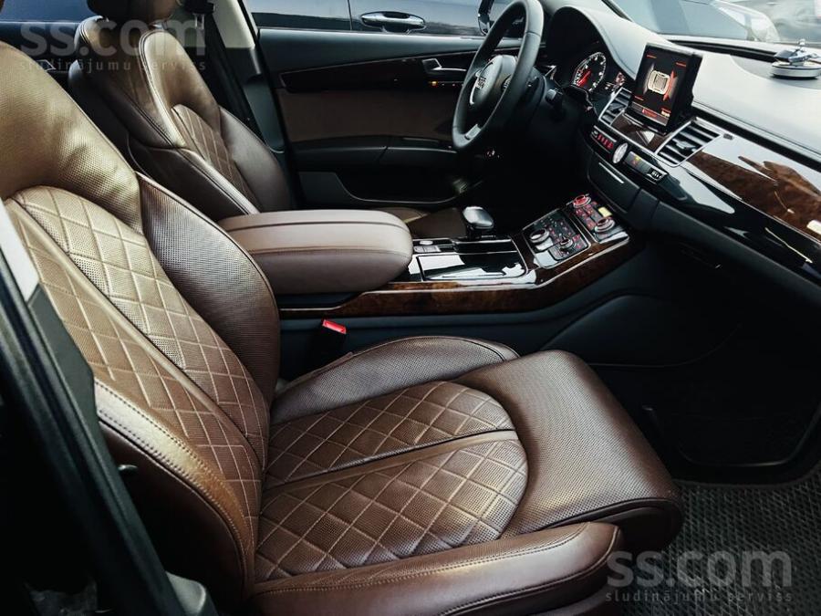 Melns Audi A8 2011 Rīga, ar dzinēja tilpumu 3.00 L un nobraukumu 340 tūkst. km par 11900 €, foto 10 vietnē AUTOMOTO.COM.LV