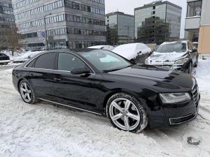 Black Audi A8 2011 in Vilnius, with an engine capacity of 4.16 L and mileage of 300 thousand km for 9600 €, photo 3 on AUTOMOTO.COM.LV