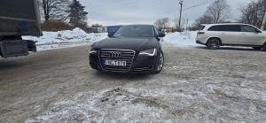 Melns Audi A8 2011 Viļņa, ar dzinēja tilpumu 4.13 L un nobraukumu 370 tūkst. km par 11500 €, foto  vietnē AUTOMOTO.COM.LV