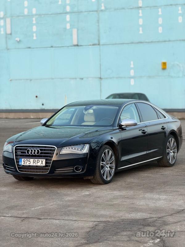 Black Audi A8 2011 in Tallinn, with an engine capacity of 3.00 L and mileage of 419 thousand km for 9900 €, photo 1 on AUTOMOTO.COM.LV